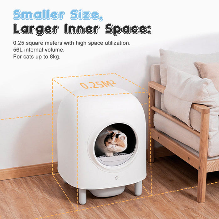 Petree Self Cleaning Litter Box - Automatic Cat Litter Box